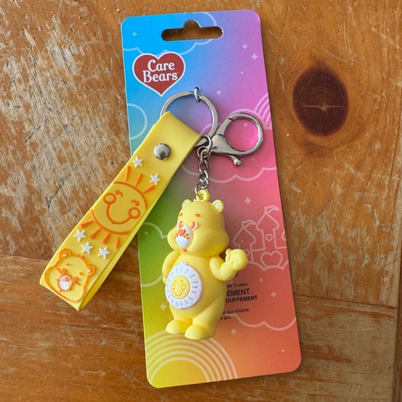 Care Bears | Accessories | Care Bears Yellow Funshine Bear Keychain ...